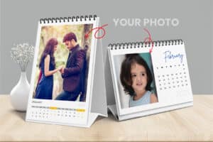 2026 Personalized Desktop Calendar | Tabletop Organizer Calendar - Redpixel